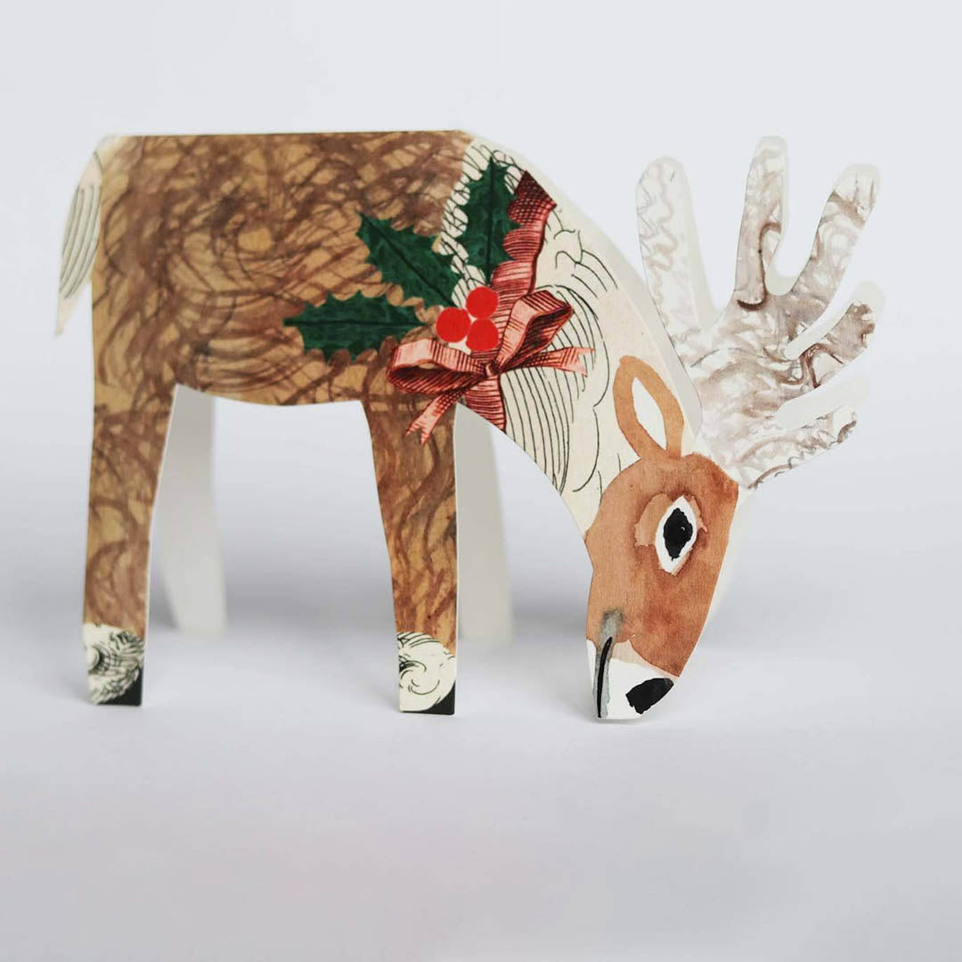Greeting Card - Reindeer – Shop Merci Milo