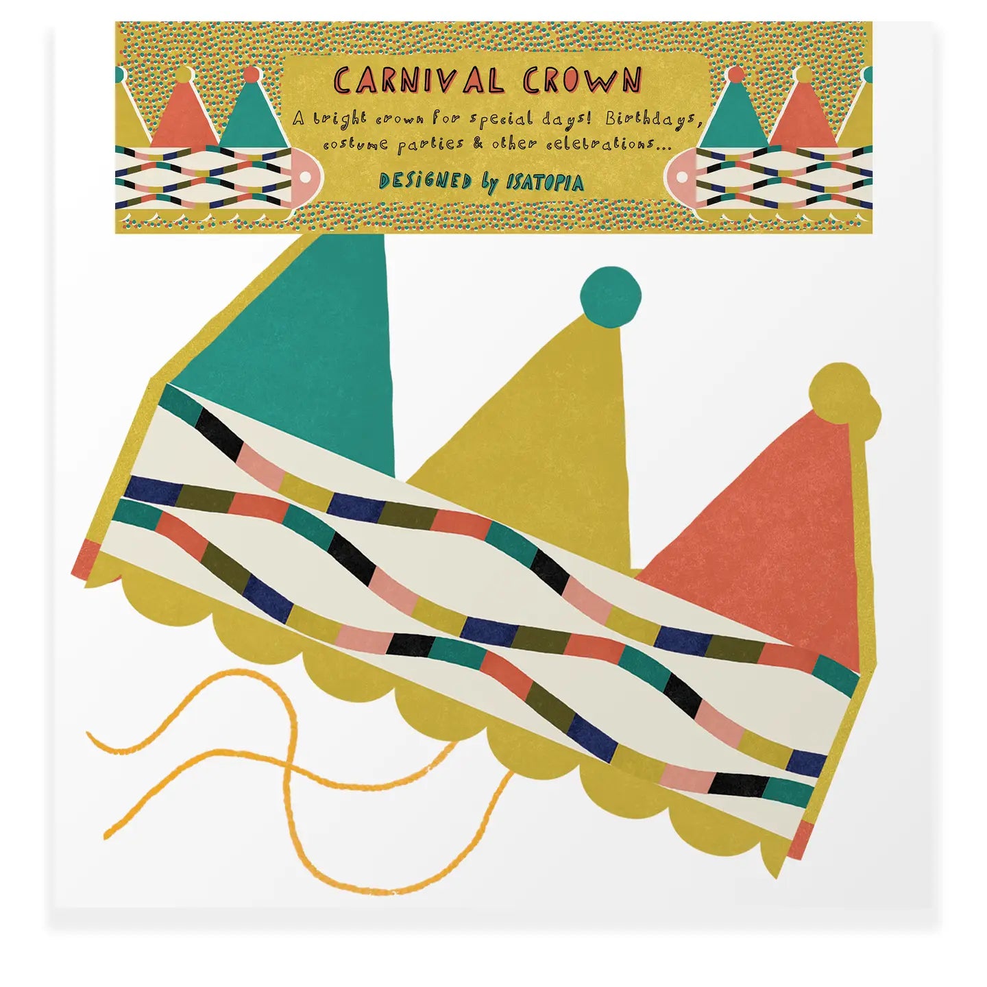 Carnival Crown - Paper Birthday Crown – Shop Merci Milo
