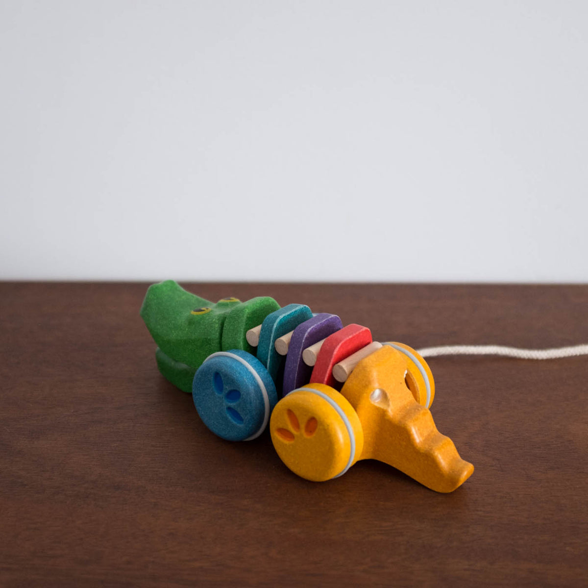 Wooden Dancing Rainbow Alligator Pull Toy | Shop Merci Milo